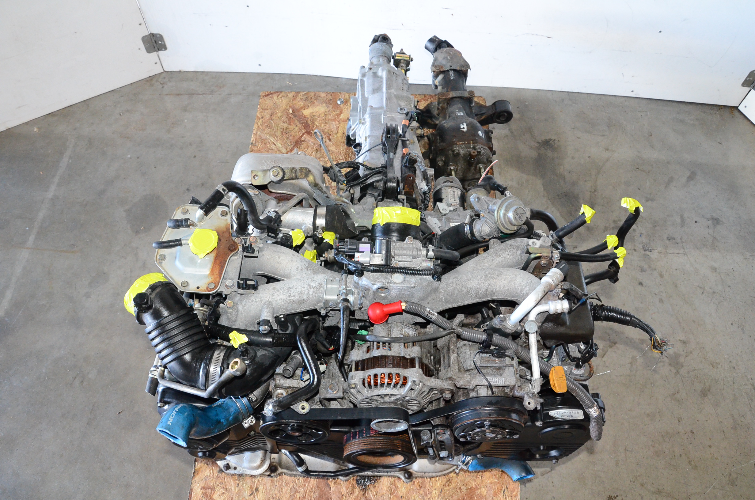 JDM 02 03 04 05 SUBARU WRX EJ205 AVCS 2.0L TURBO ENGINE WITH 5 SPEED ...