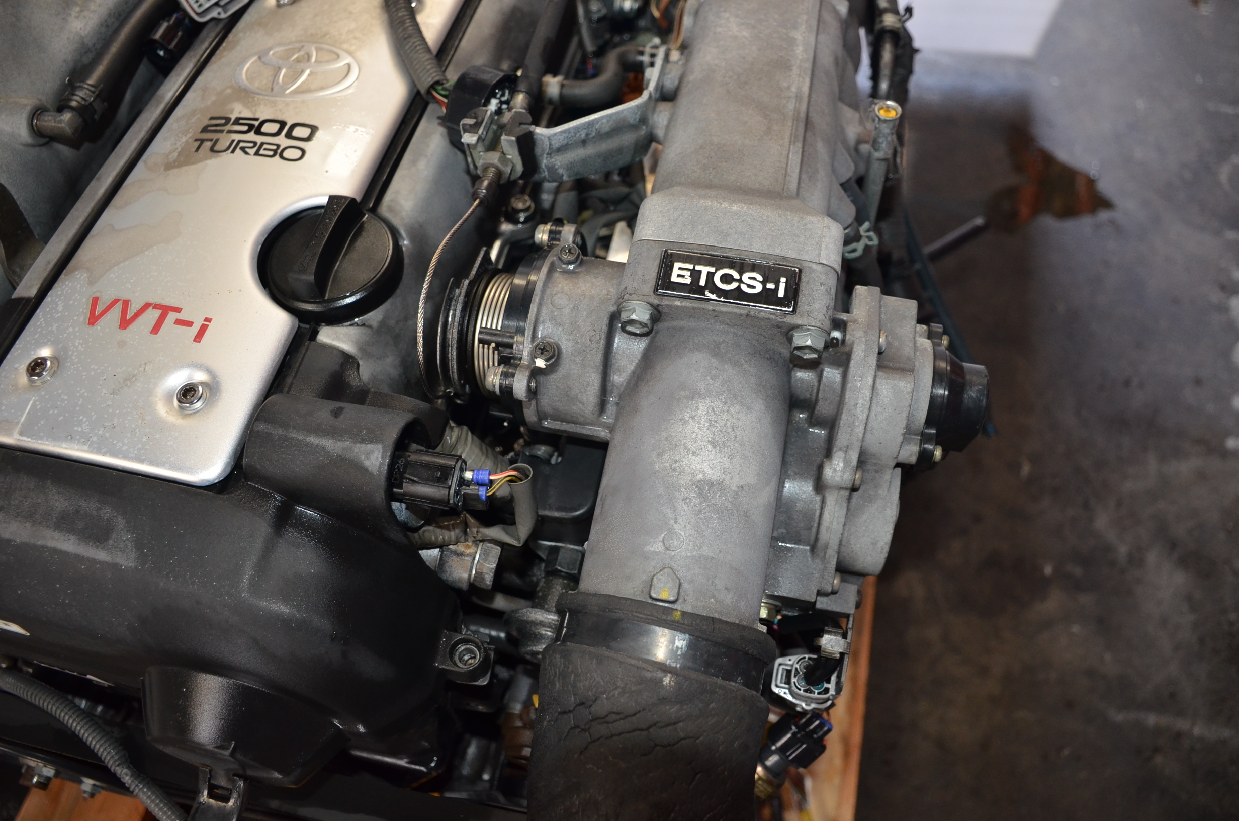 JDM TOYOTA 1JZGTE VVTI TURBO ENGINE 1JZ FRONT SUMP TRANS WIRING ECU 1JZ ...