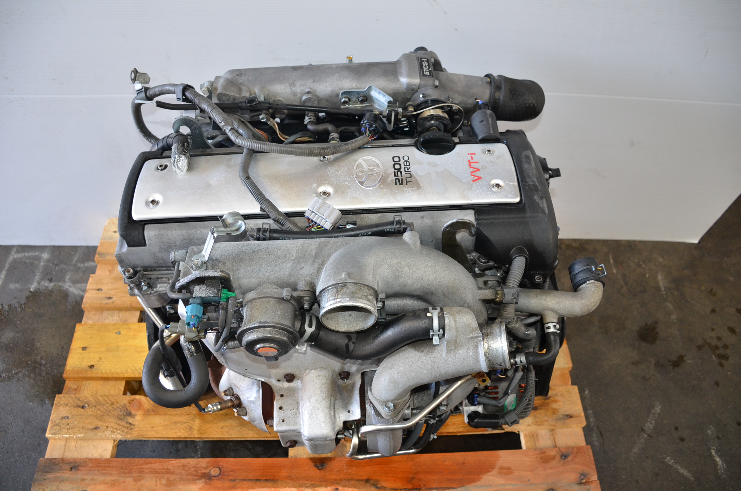 JDM TOYOTA 1JZGTE VVTI TURBO ENGINE 1JZ FRONT SUMP TRANS WIRING ECU 1JZ ...