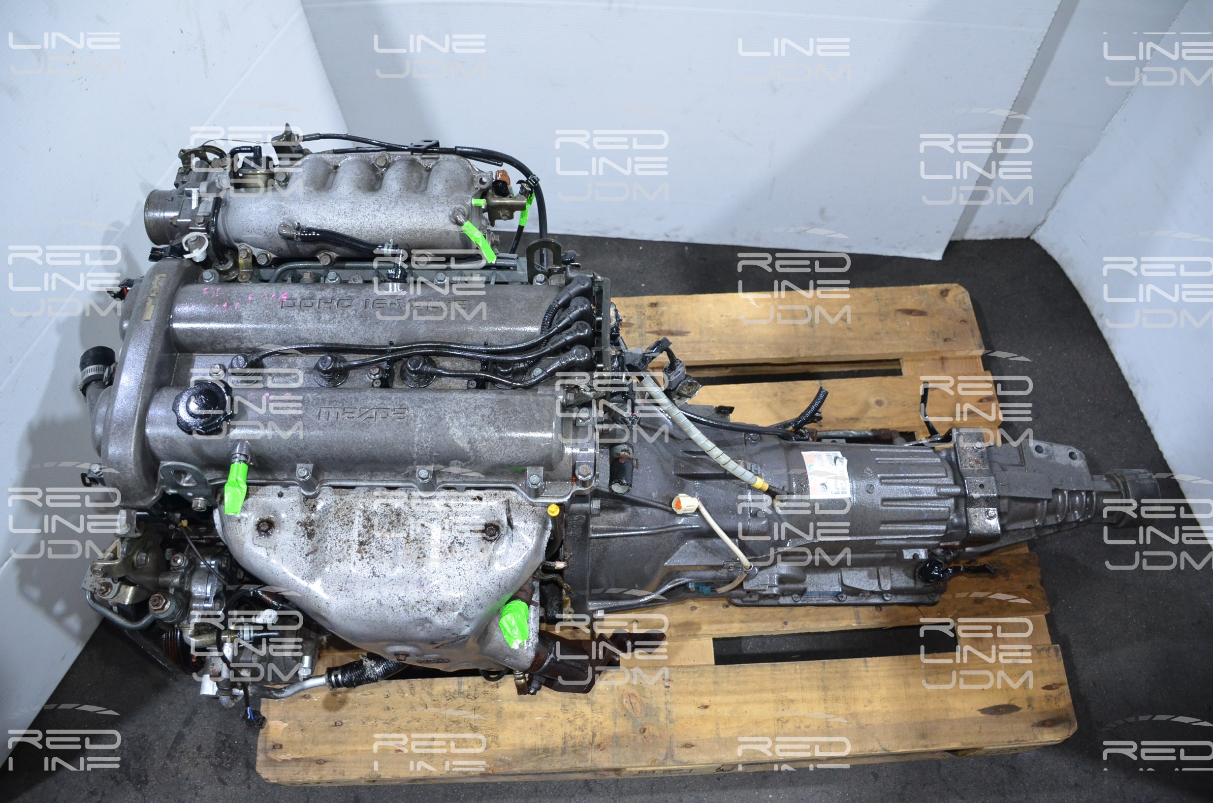 JDM MAZDA MIATA MX-5 NB DOHC BP 1.8L ENGINE WITH AUTO TRANS 1998 1999 ...